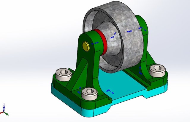 3D Machine Parts - download free 3D model by huzaifa - Cad Crowd