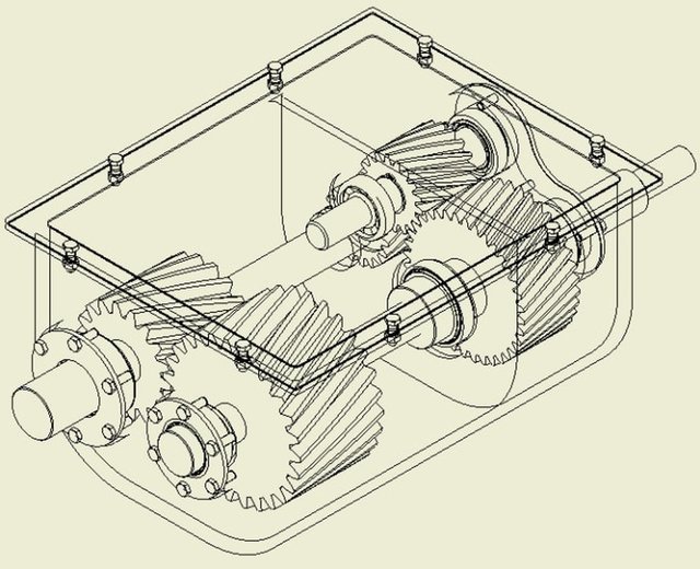 Counter Rotating Gearbox Assembly - download free 3D model by CJ ...