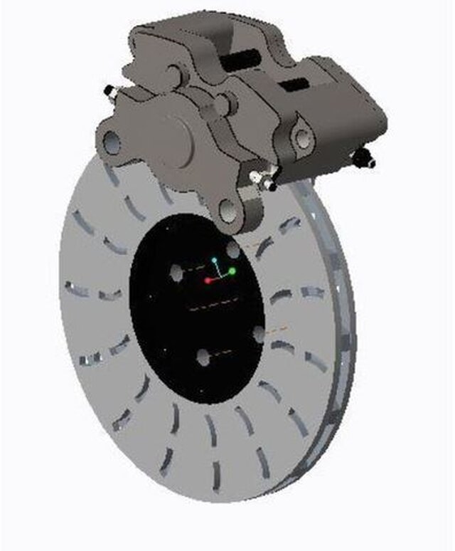 design and analysis of brake system - download free 3D model by Ben379 ...