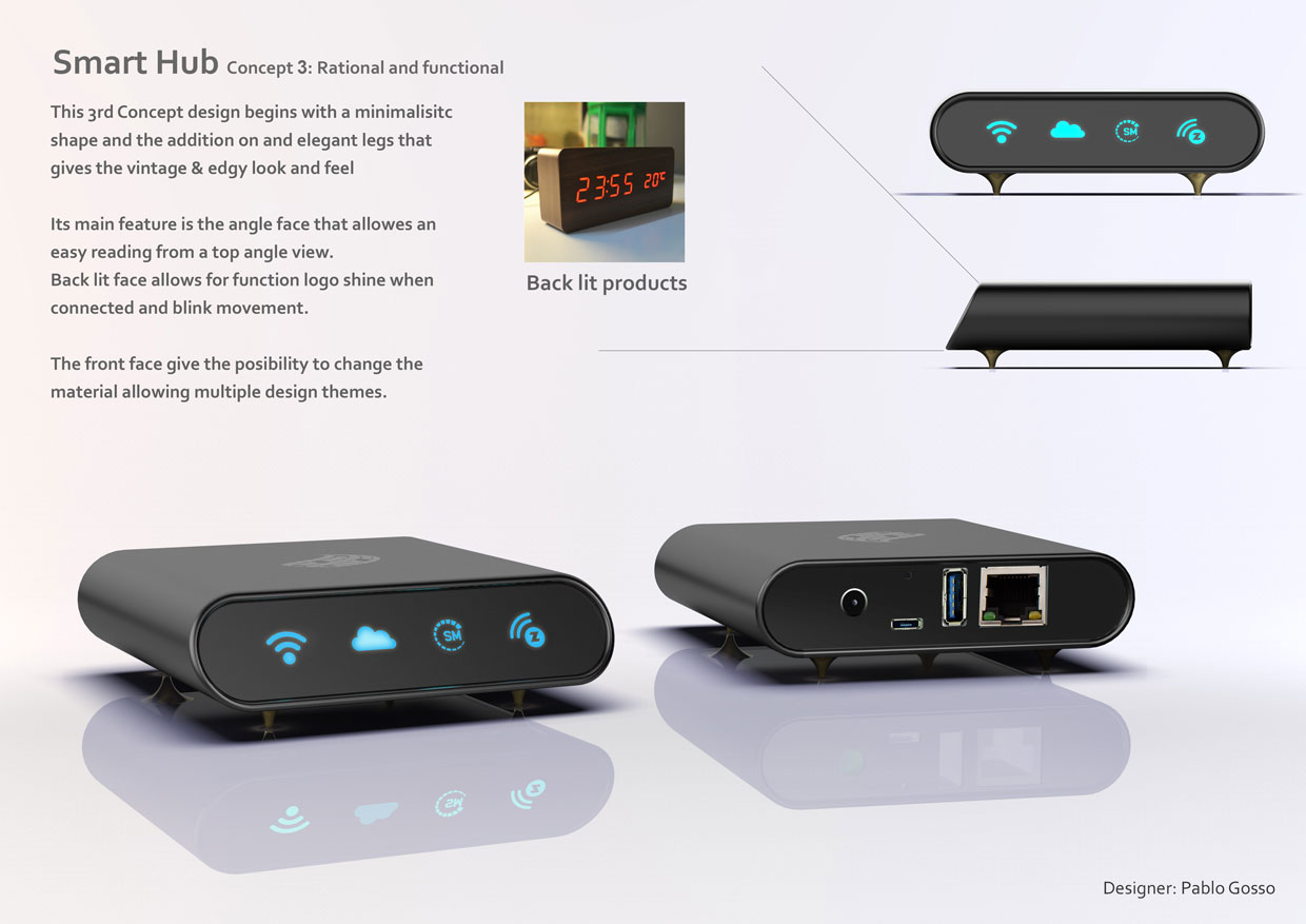 Smart Hub Enclosure Design - Freelance 3D Modeling Design - Cad Crowd